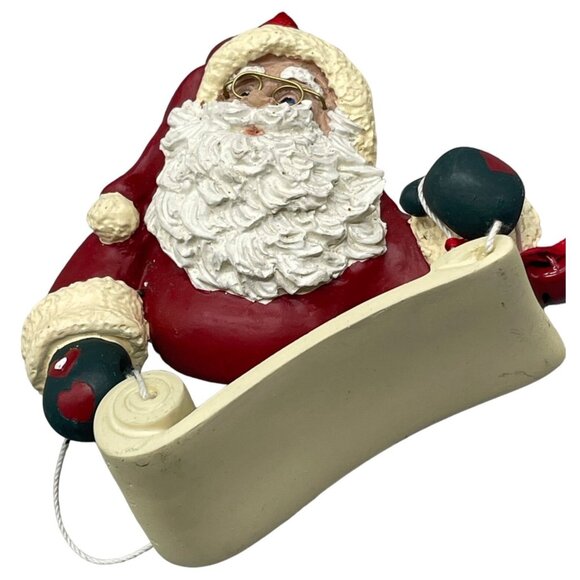 unknown | Holiday | Christmas Santa Claus Tree Ornament Natty Nice List ...